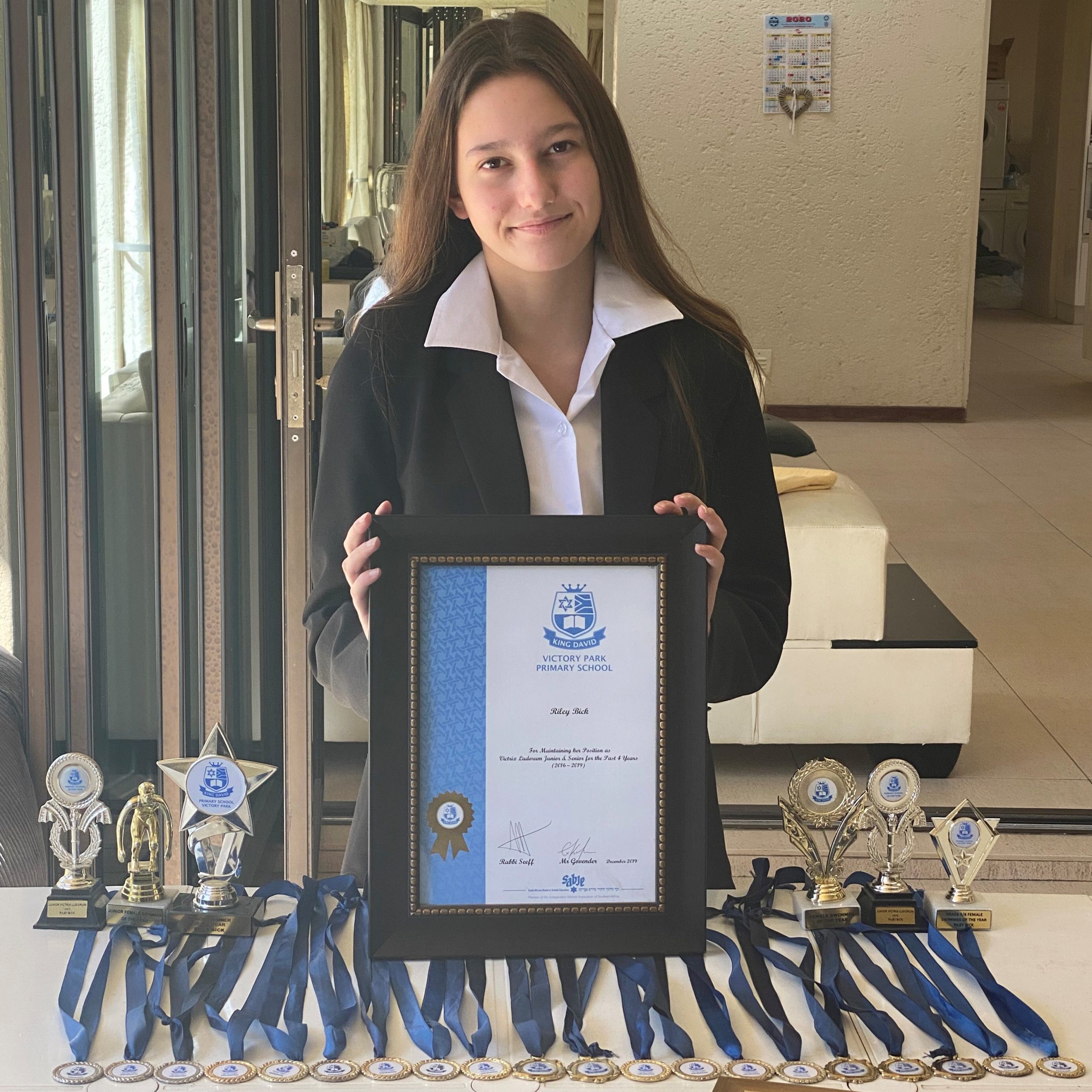 Riley swims ahead for five years straight - SA Jewish Report