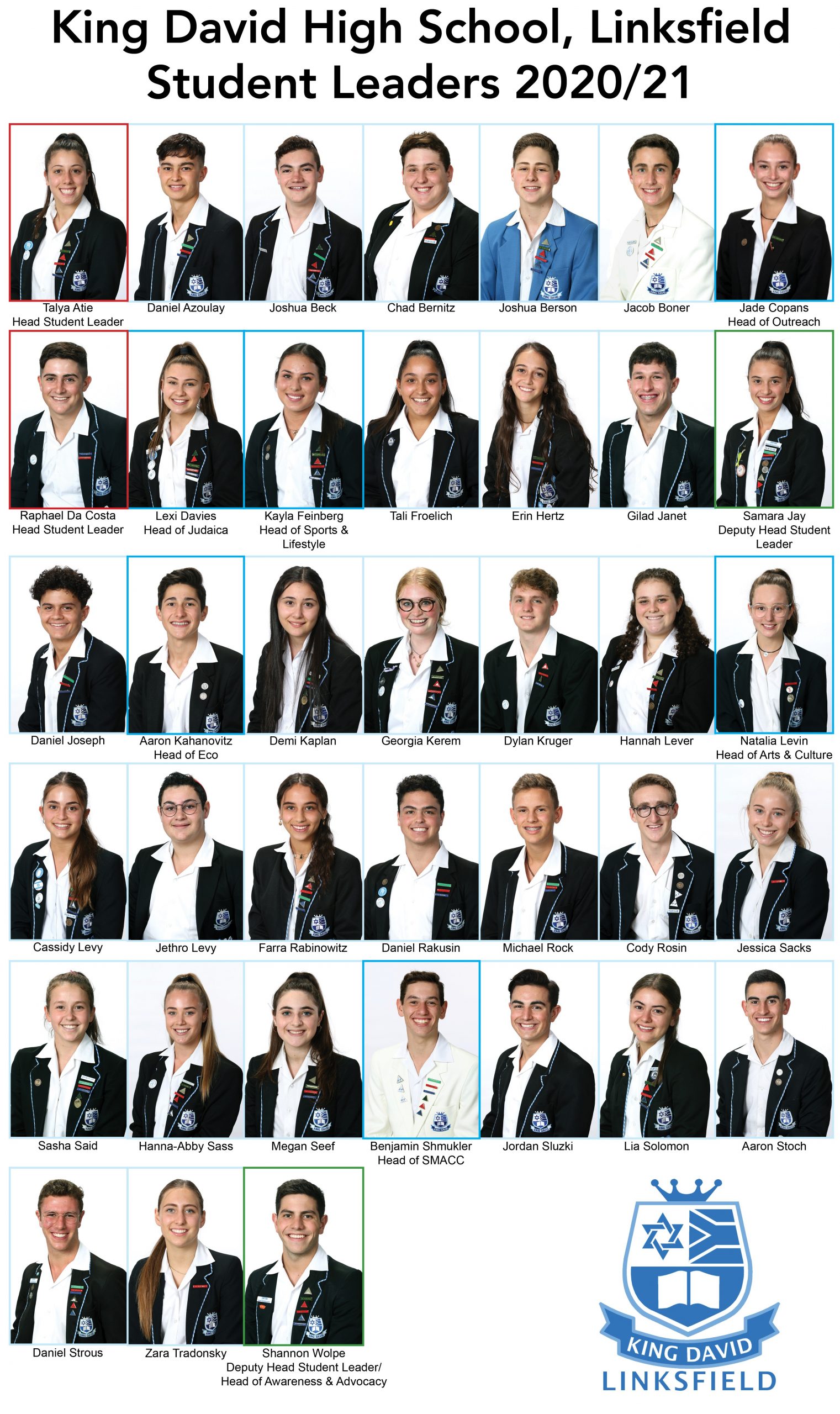 Spotlight on KDL’s new student leaders - SA Jewish Report