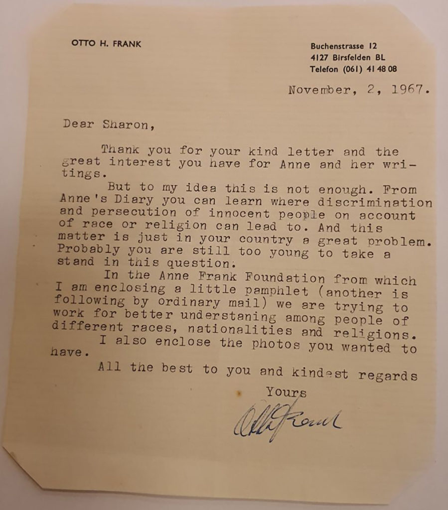 Otto Frank letter a rare find for Cape Holocaust centre - SA Jewish Report
