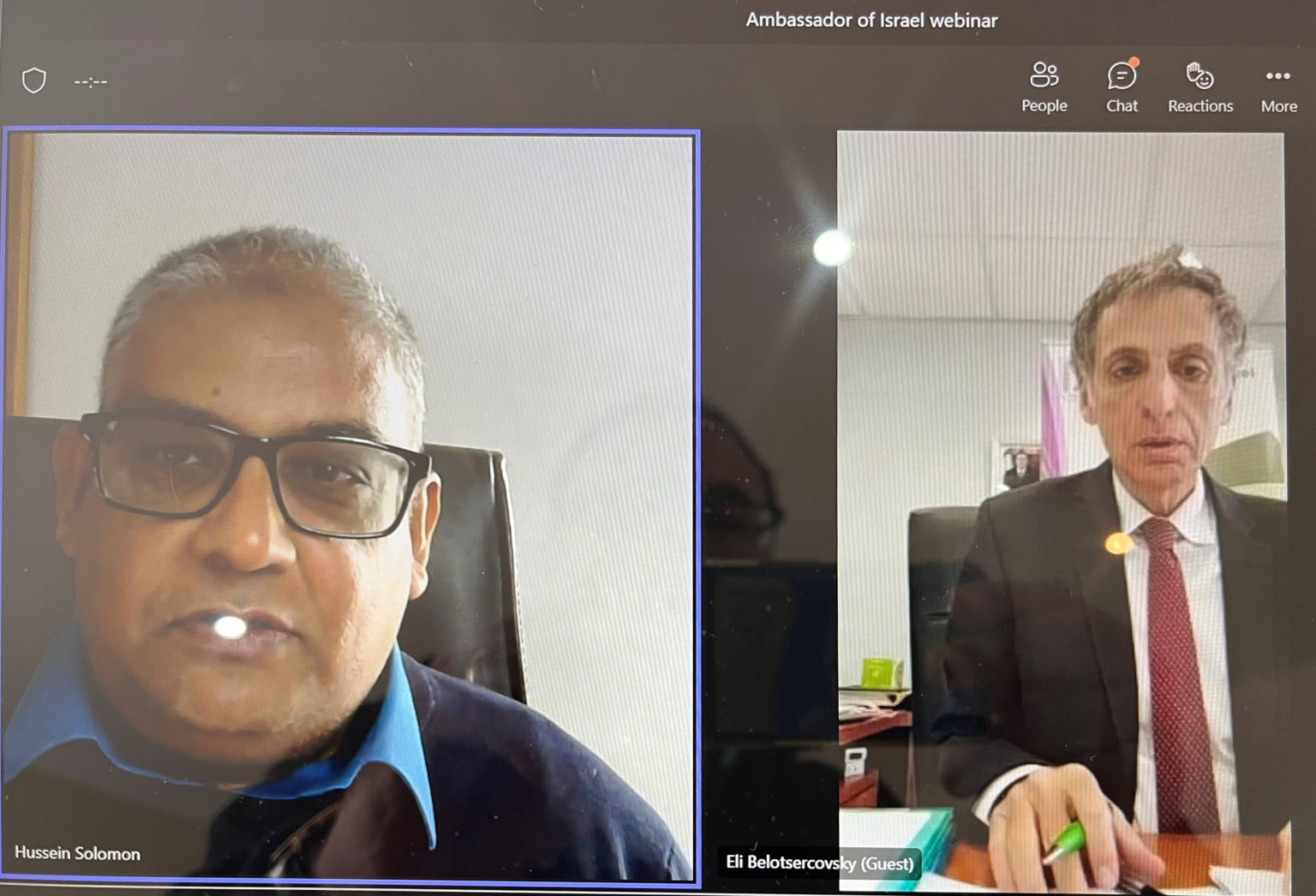 Ambassador reflects on Israel’s place in the world - SA Jewish Report