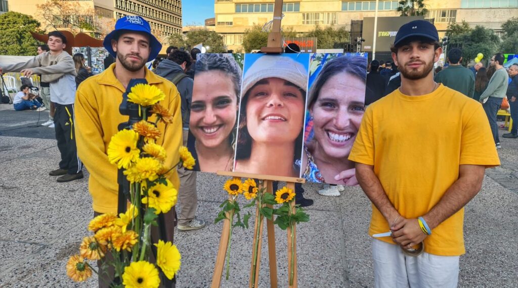 In Tel Aviv’s Hostage Square, Hamas looms large even as tension turns ...