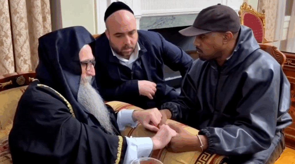 Ye meets with Orthodox celebrity rabbi, says he wants to ‘make amends ...