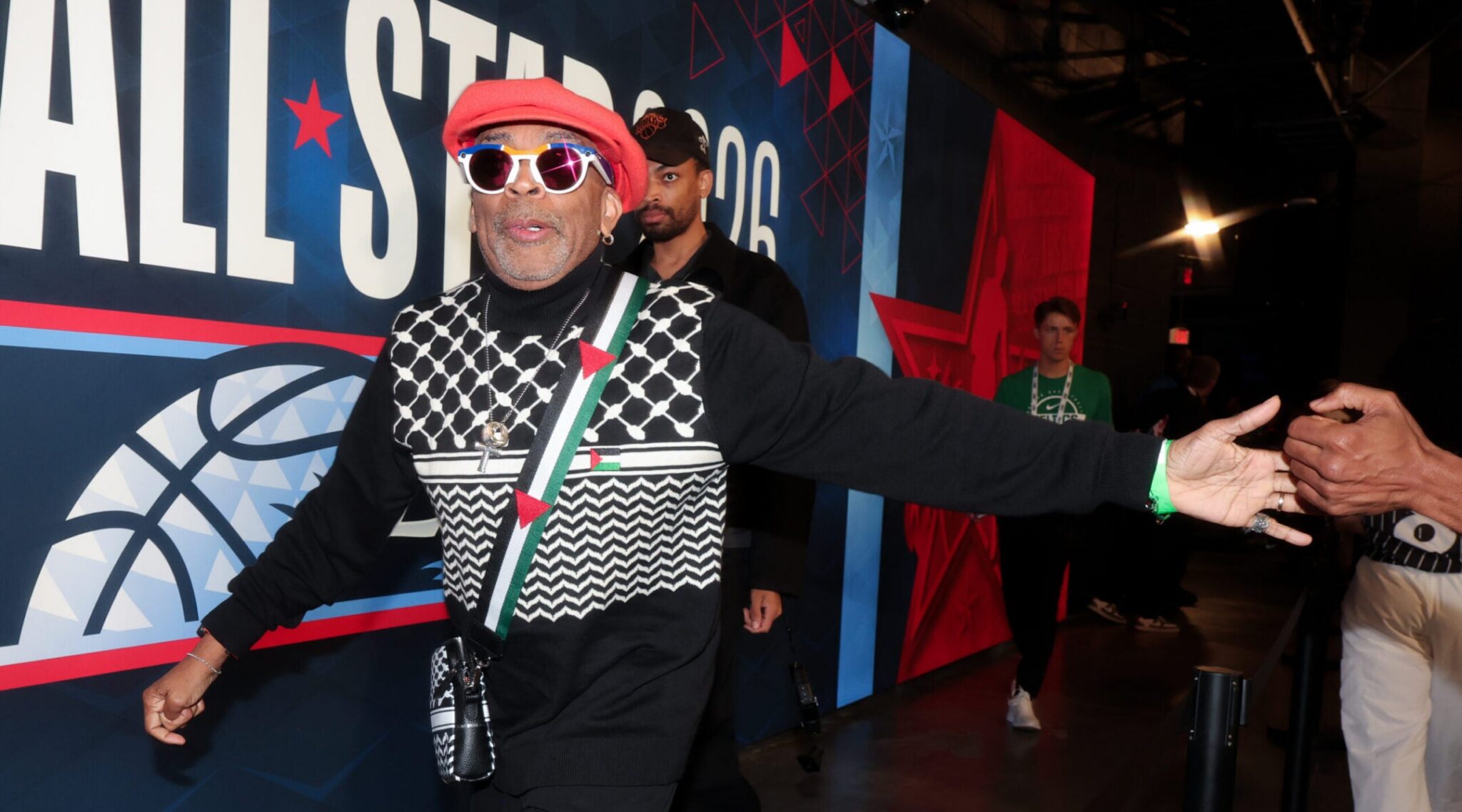 Spike Lee, Kyrie Irving wear pro-Palestinian outfits to NBA All-Star ...